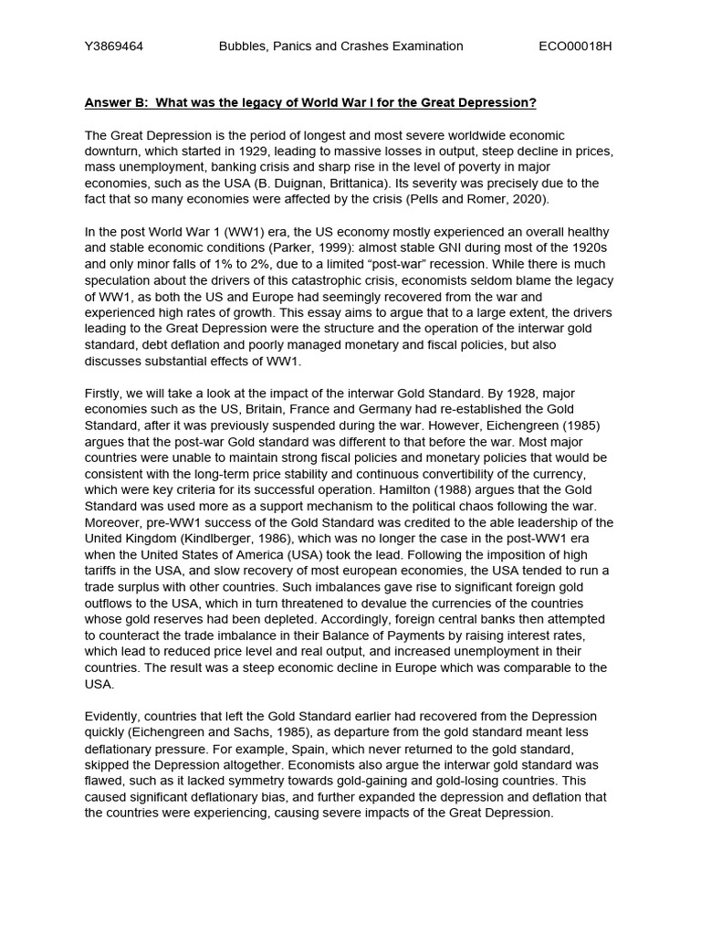 BPC 3 Exam 2021 Answer | PDF | Greek Government Debt Crisis | Great Depression