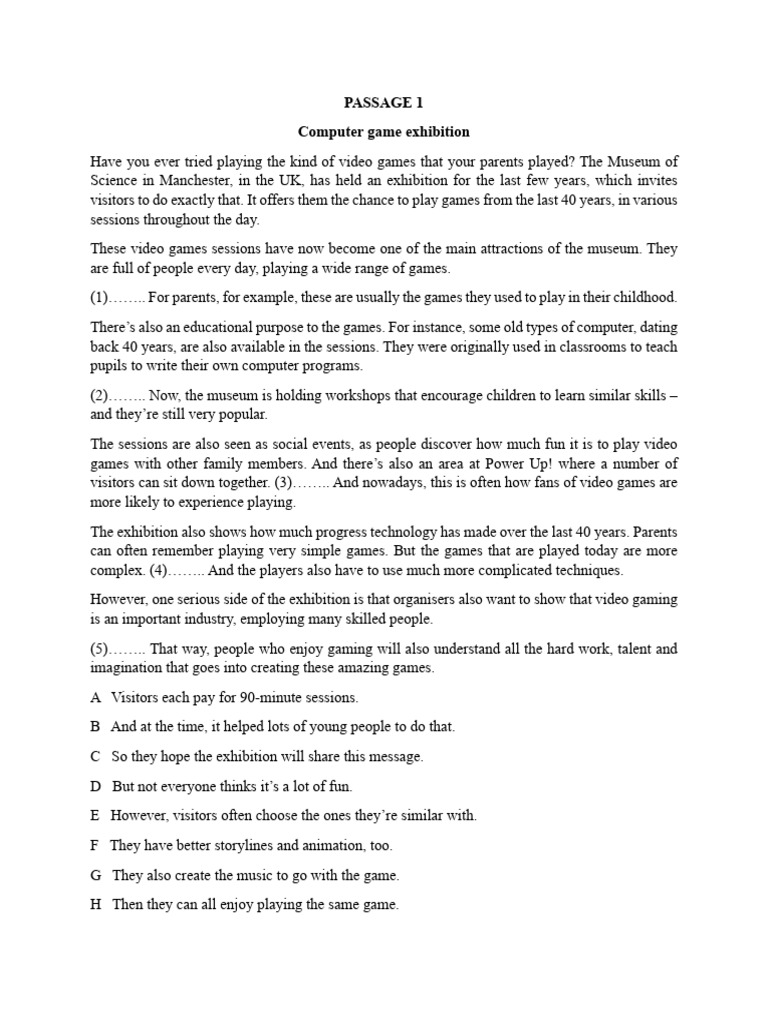 Reading Practice 1 26.02.2024 | PDF