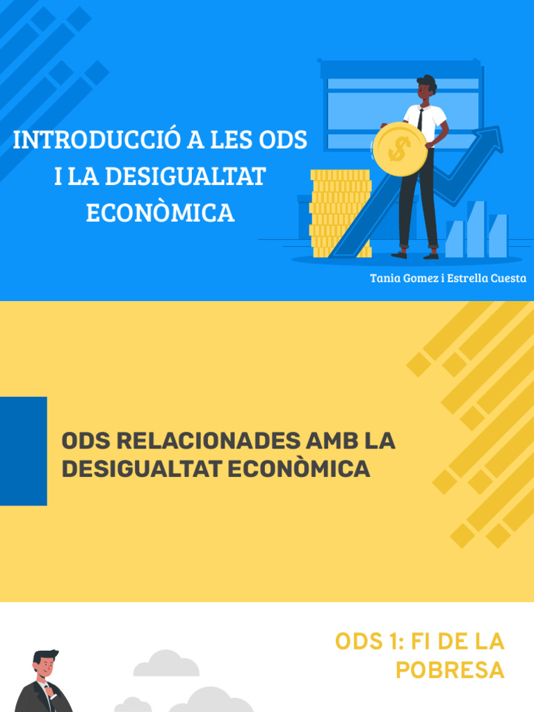 Introducció A Les ODS I La Desigualtat Econòmica - Presentació | PDF