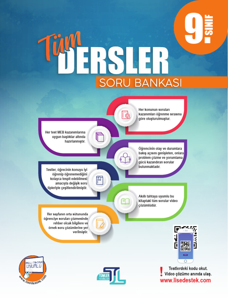 Sınıf Tüm Dersler Soru Bankası - Ornek | PDF