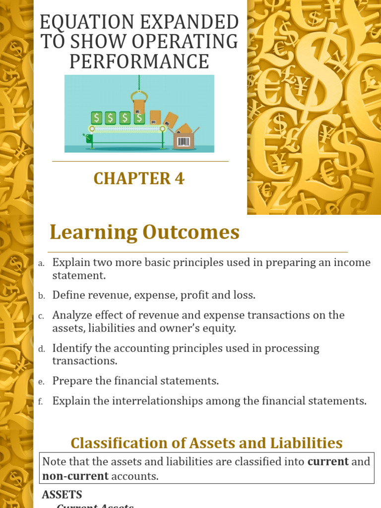 CHAPTER 4 BACT Equation Expanded To Show Operating Activities | PDF ...