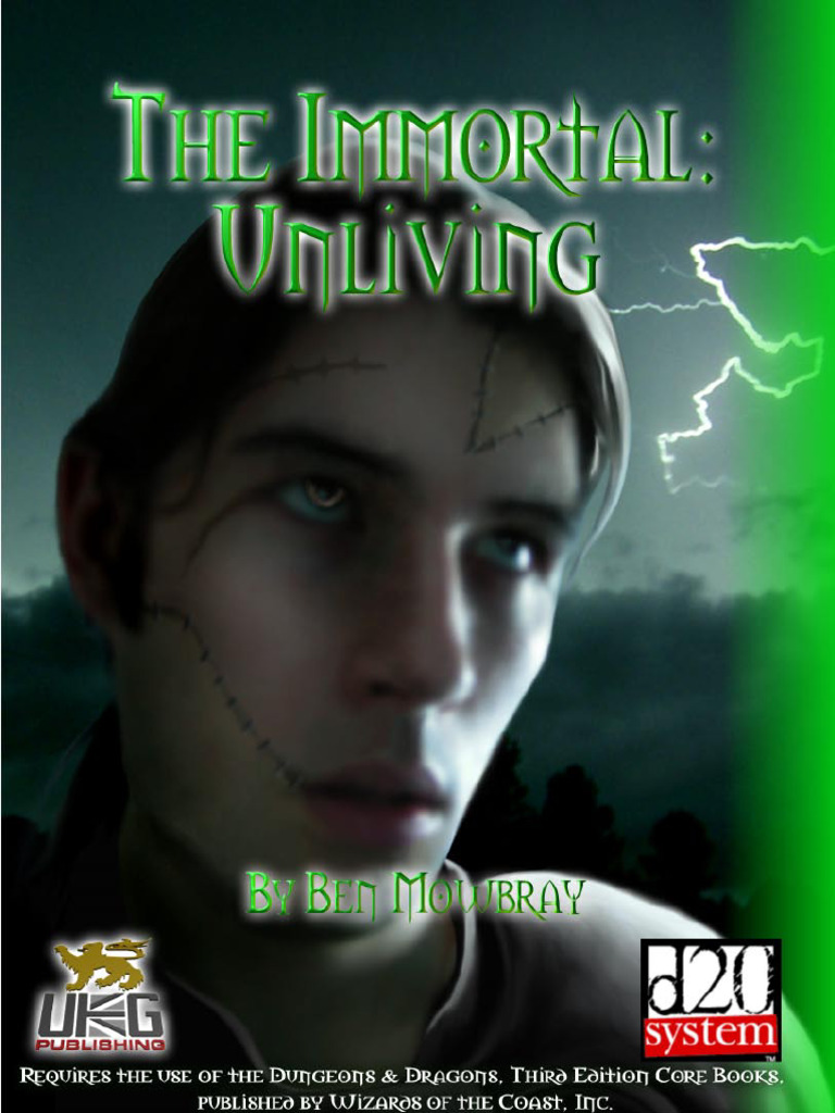 The Immortal - Unliving - Golems of Flesh & Mechanical Men | PDF