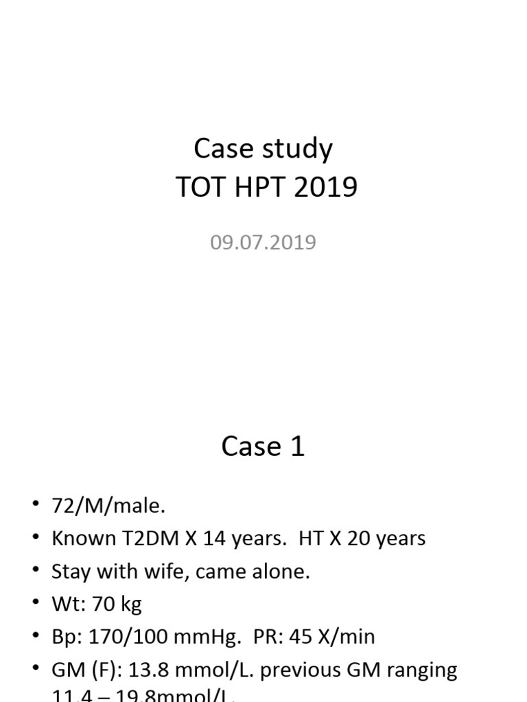 Case Study DM & CKD | Download Free PDF | Chronic Kidney Disease | Clinical Medicine