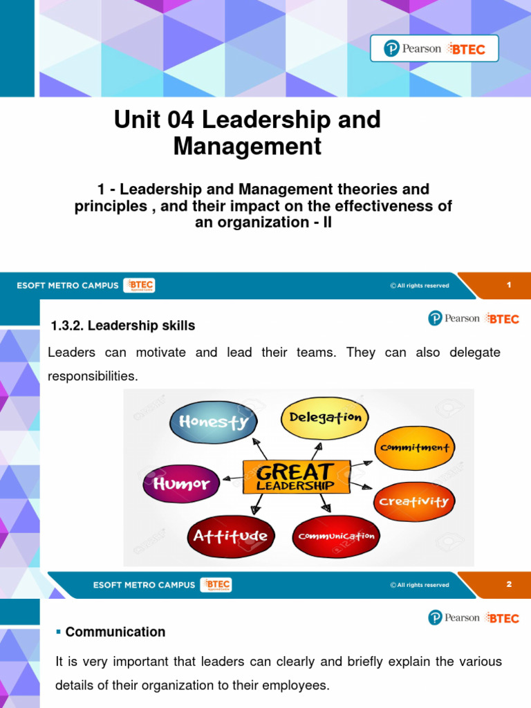 NOTES 7 Leadership_skills | PDF | Leadership | Motivational