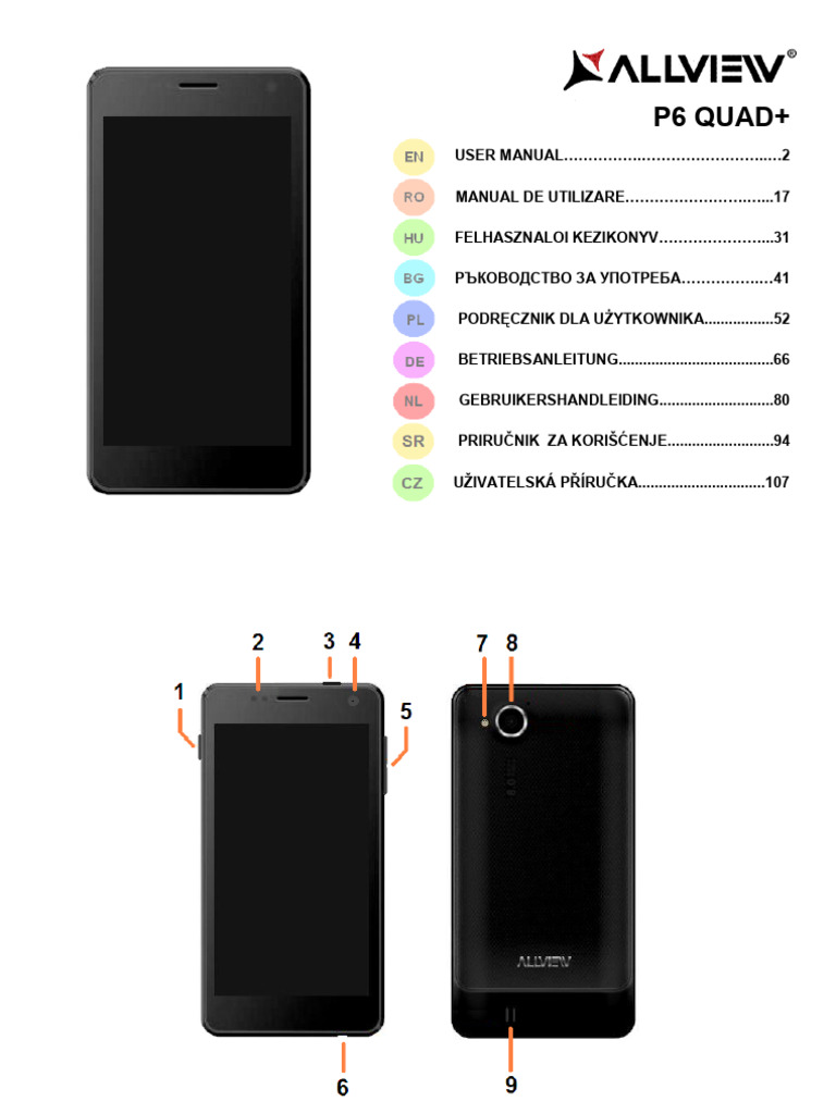 Manual p6 Quad Plus | PDF