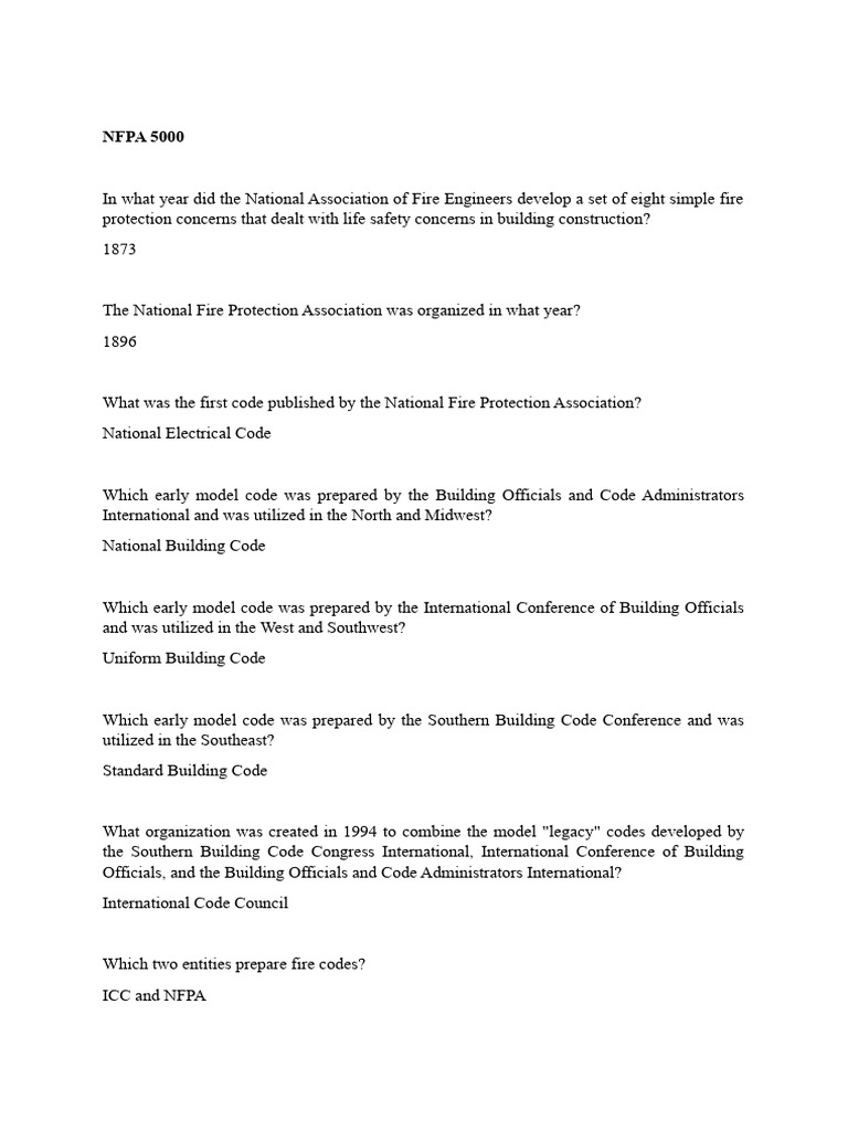 Nfpa 5000 | PDF | Building Engineering | Civil Engineering