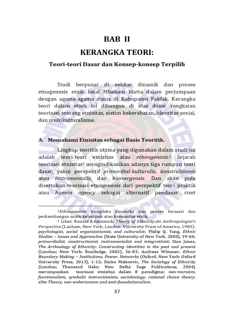 BAB II - Kerangka Teoritis | PDF