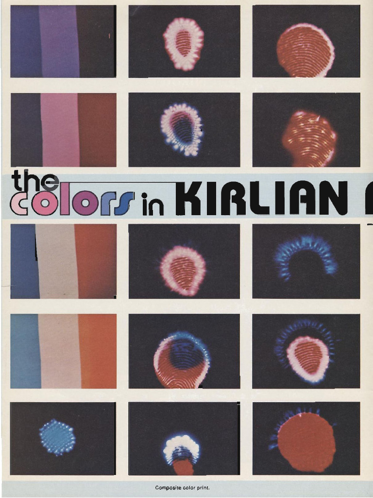 15 The Colors in Kirlian Photography Fact or Artifact | PDF