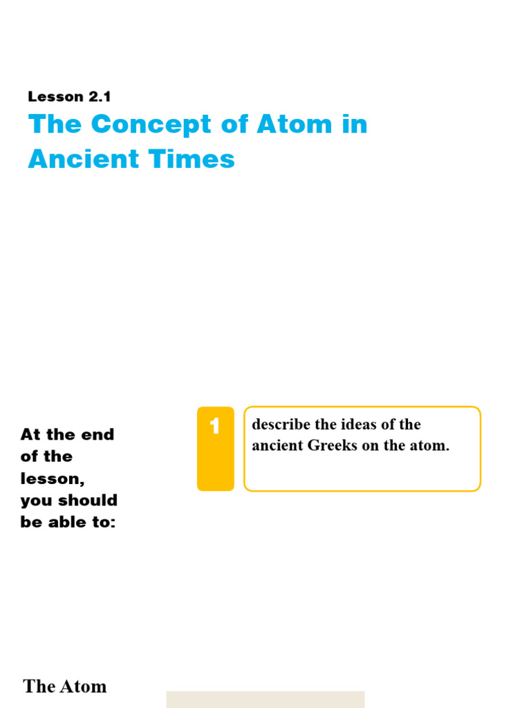 Ancient Greek Atomism Explained | PDF | Matter | Atoms