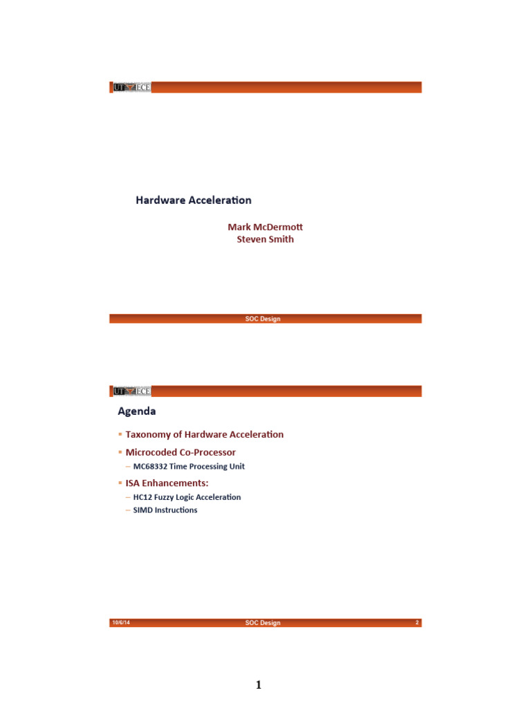 Lecture_13_Accelerators | PDF | Central Processing Unit | System On A Chip