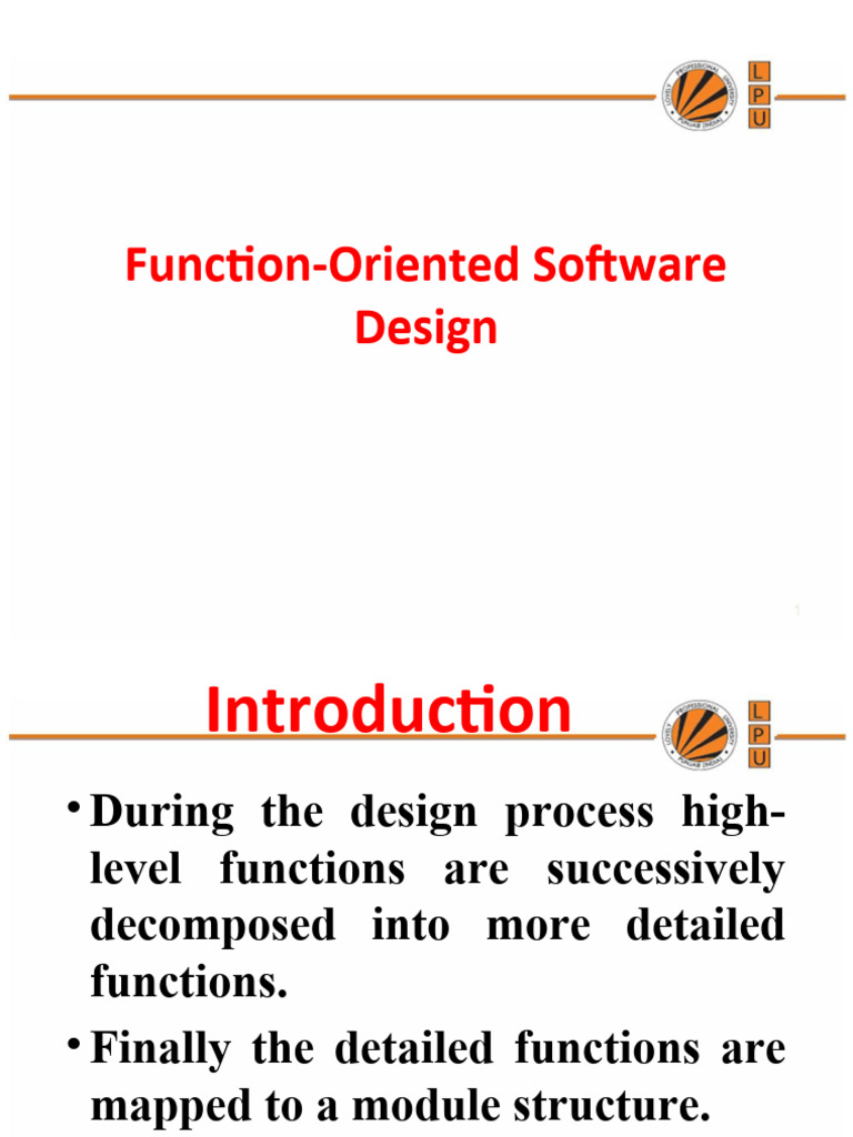 6.function Oriented Software Design and DFD | PDF | Systems Engineering | Computer Science