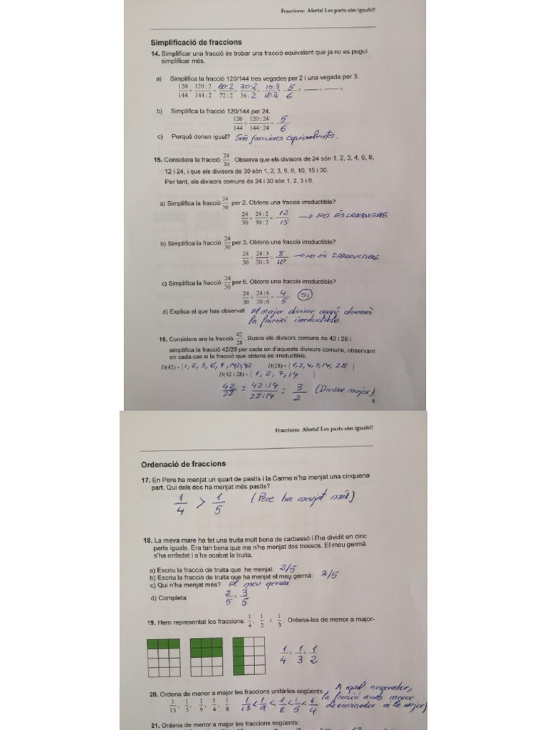 Solucions Prova Xi | PDF