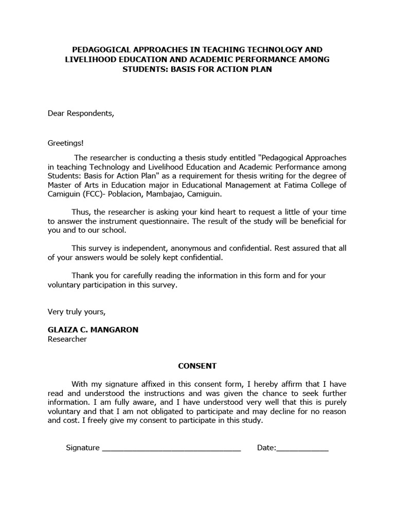 Survey Questionnaire - GLAIZA | PDF | Project Based Learning | Pedagogy