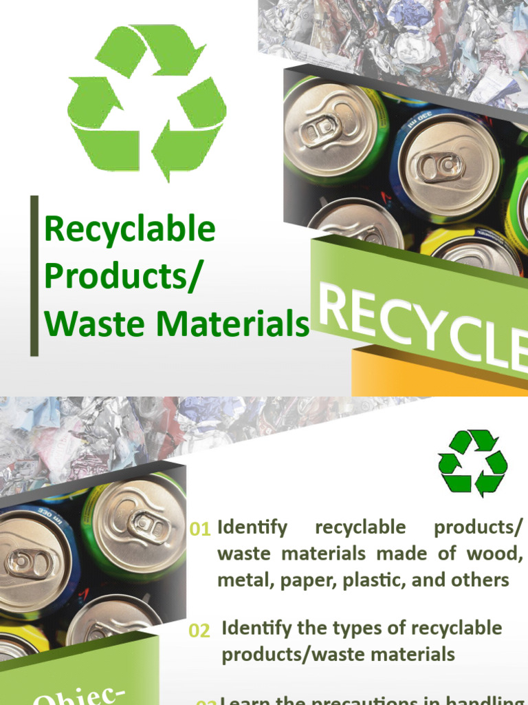 Guide to Recyclable Waste Materials | PDF | Recycling | Waste