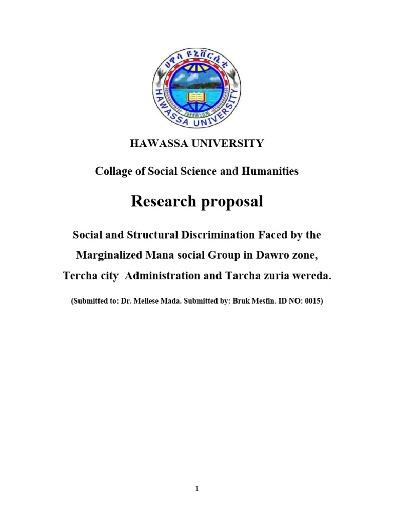 Edited Proposal | Download Free PDF | Social Exclusion | Social Stratification