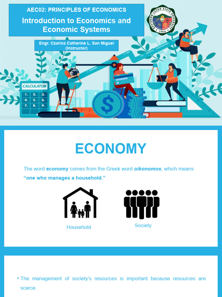Lecture 1 - Introduction To Economics and Economic Systems | PDF | Economics | Inflation