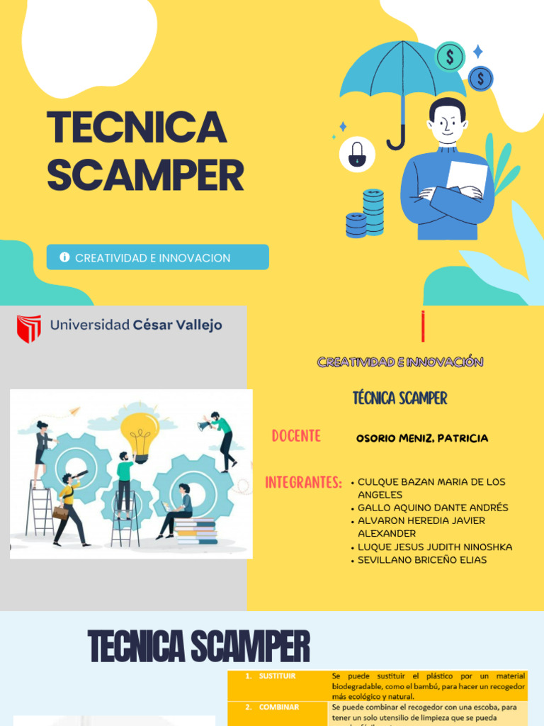s9 Tecnica Scamper | PDF | Herramientas | Implementos nacionales