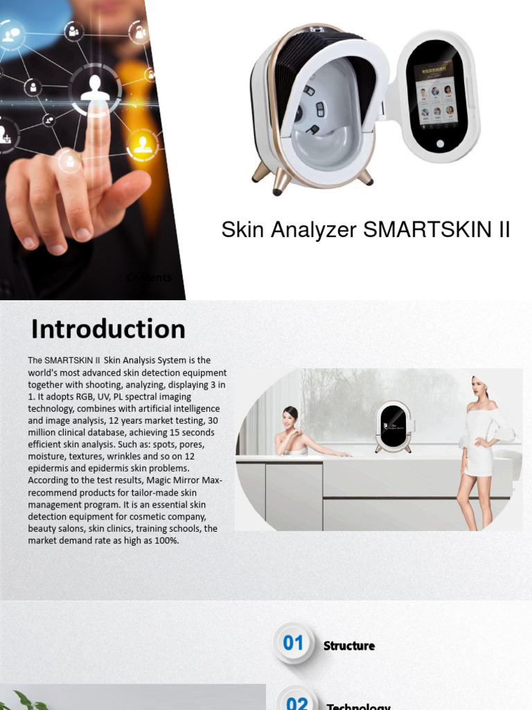 Skin Analyzer Machine Brochure | PDF | Skin Care | Ultraviolet
