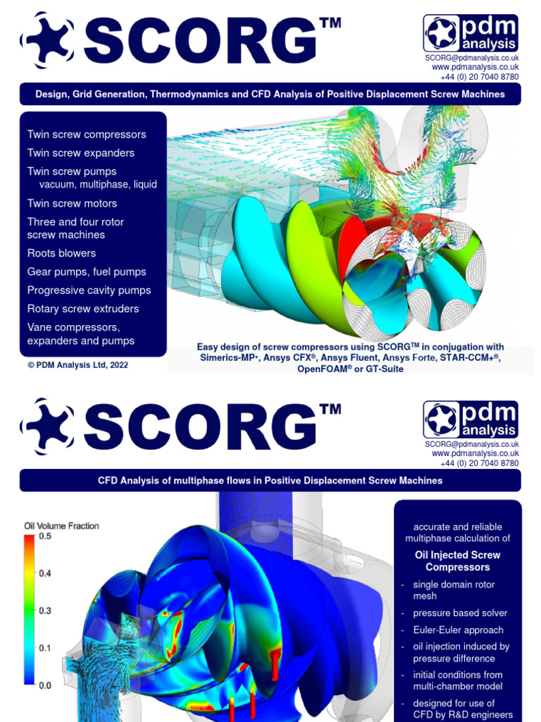 SCORG Brochure 2022 | PDF | Pump | Machines