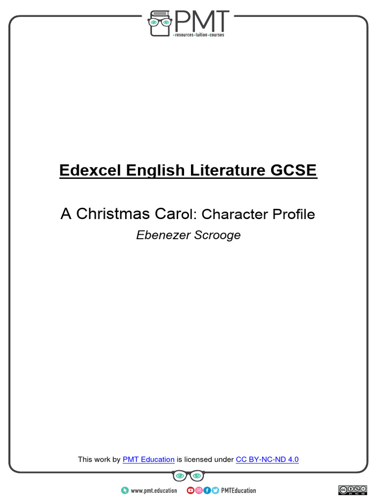 Ebenezer Scrooge | PDF | Ebenezer Scrooge | Tiny Tim (A Christmas Carol)