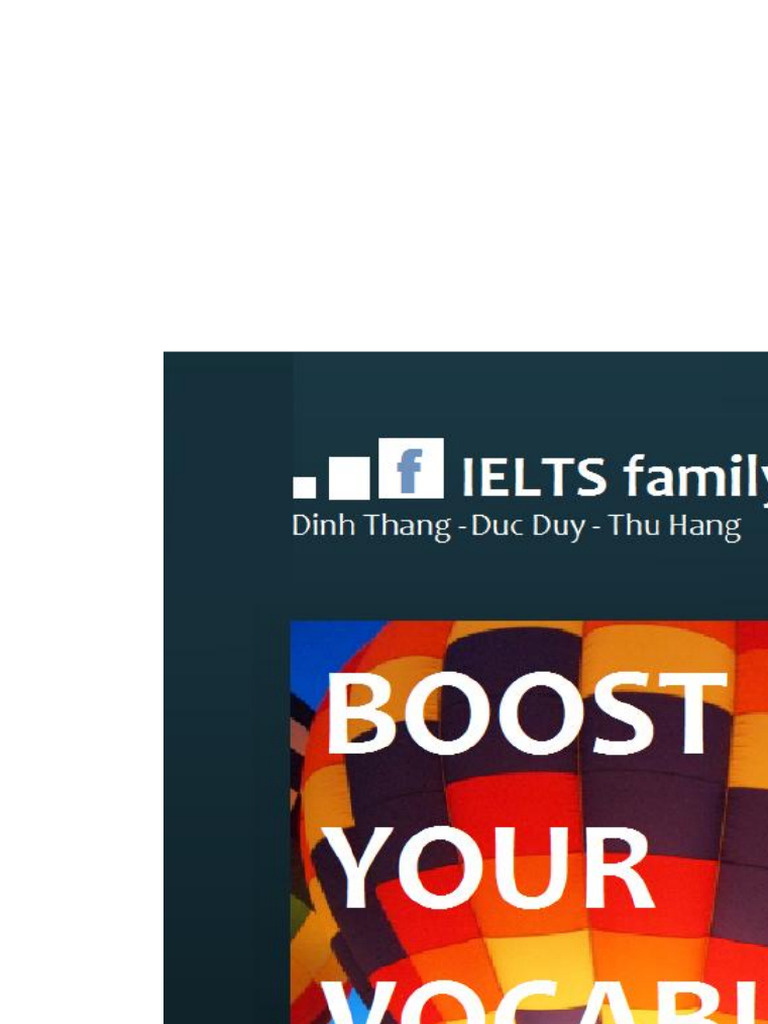 Boost Your Vocabulary Cambridge IELTS 8-17 - Google Drive | PDF