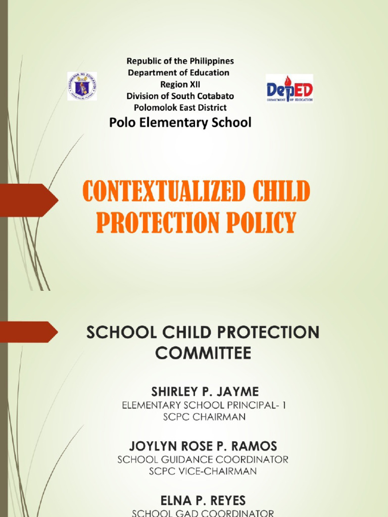 Child Protection Policy | PDF