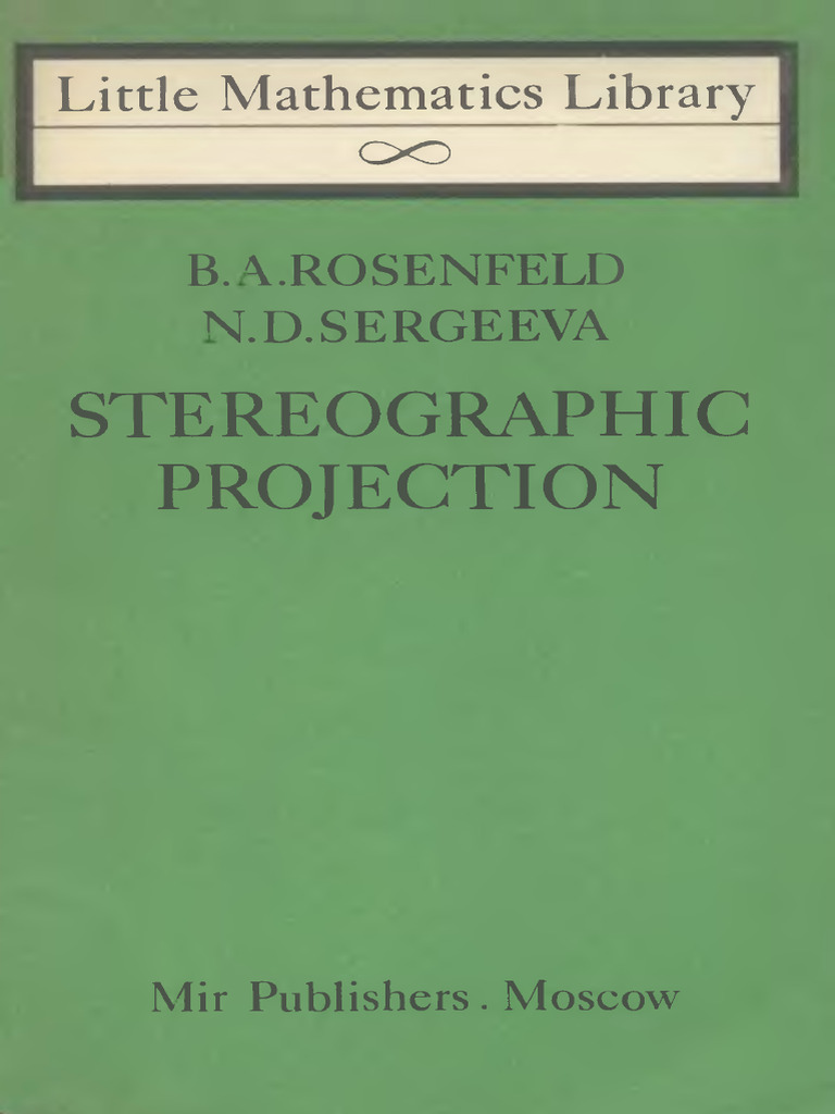 Stereographic Projection Little Mathematics Library | PDF