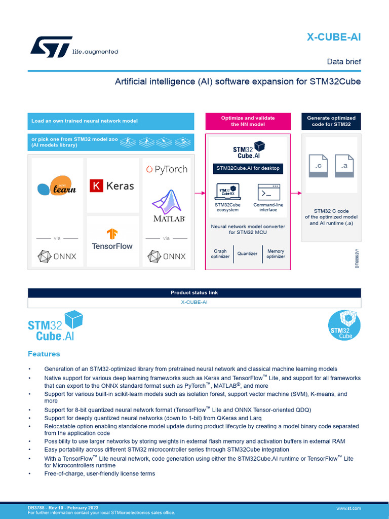 X Cube Ai | PDF | Embedded System | Microcontroller
