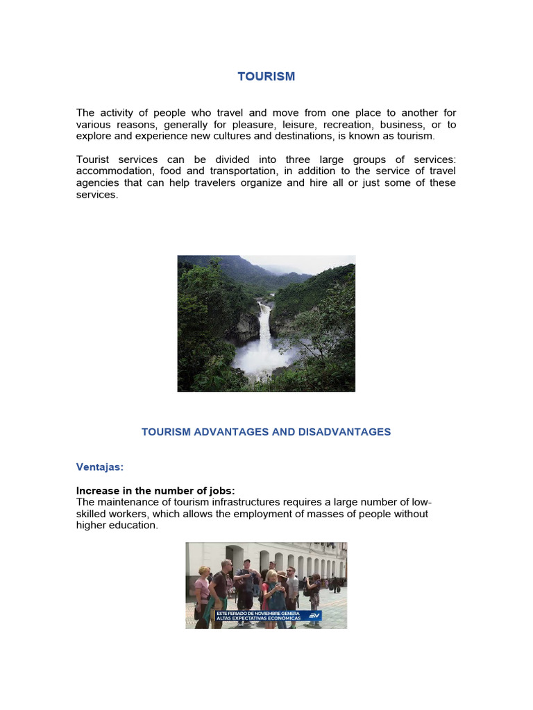 TOURISM | PDF | Tourism | Economies