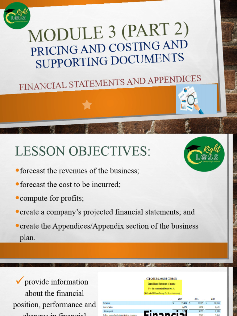 FS and APPENDICES PART 2 | PDF