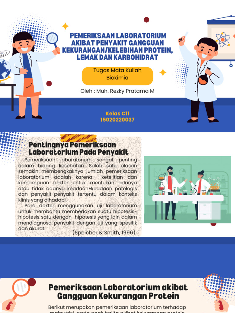 Tugas Biokimia Pemerikasaan Laboratorium Rezky-037 | PDF