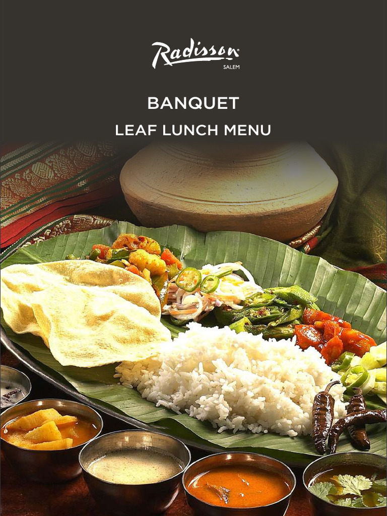 Banquet Leaf Lunch Menu | PDF | Desi Cuisine | Western Cuisine