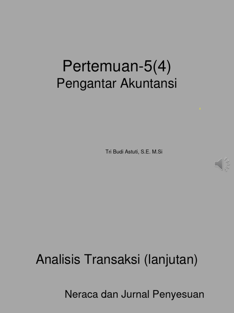 Pertemuan 5 | PDF
