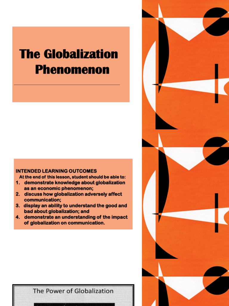 The Globalization Phenomenon | Download Free PDF | Globalization | Communication