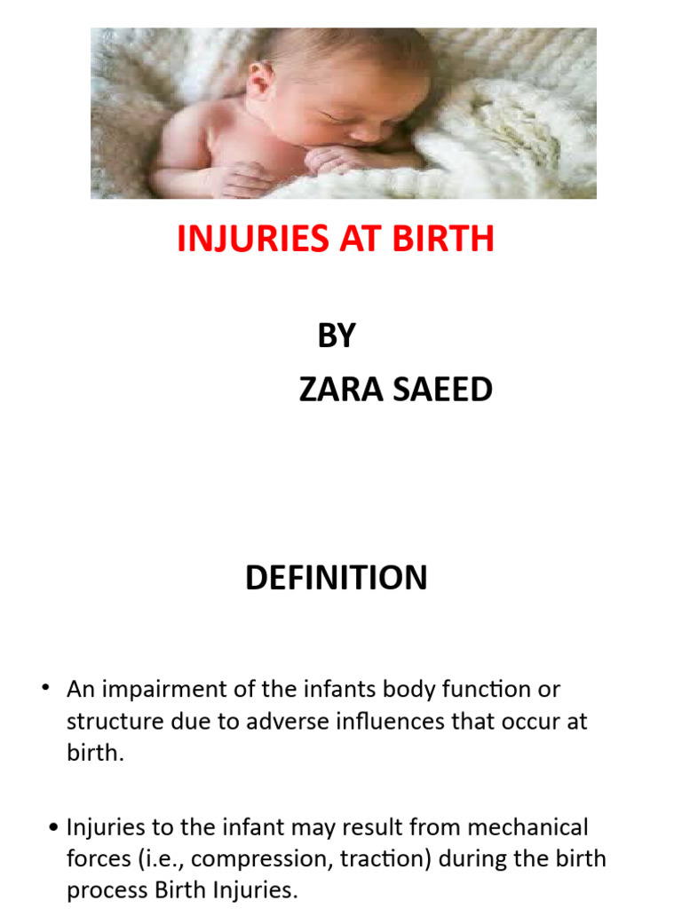 Birth Injuries | PDF | Injury | Childbirth