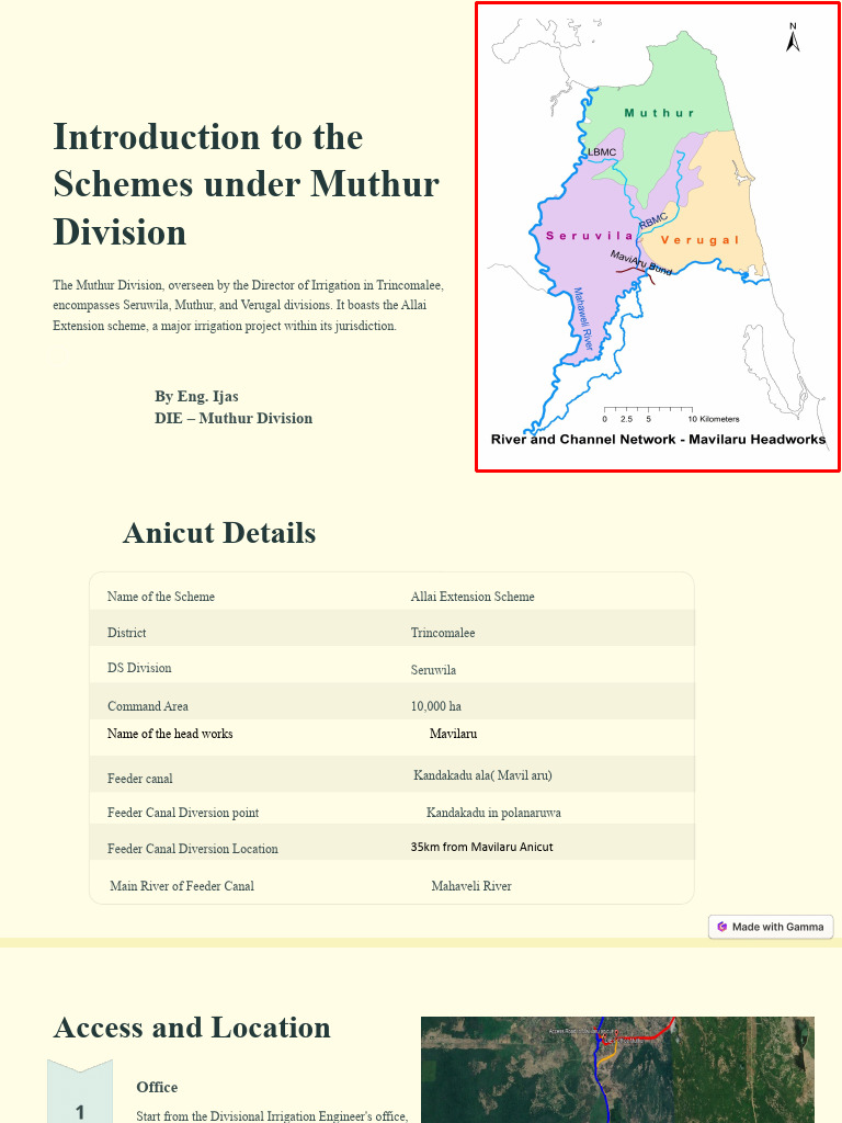 Introduction To The Schemes Under Muthur Division | PDF