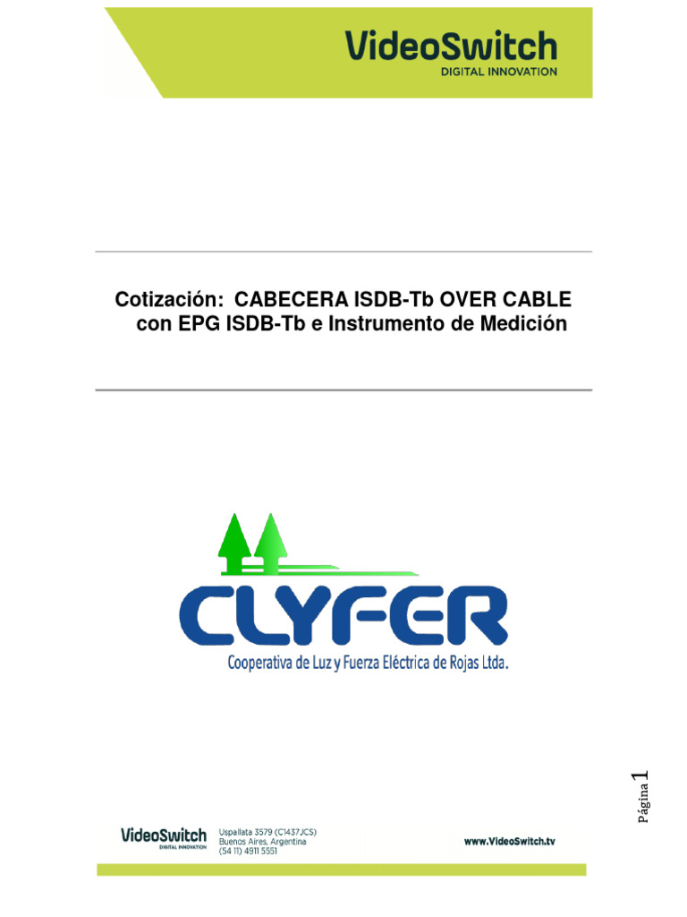 Rmycb Isdbtocconenc Mux Mod Instru Epg Clyfer Rojas Bs As | PDF | Informática