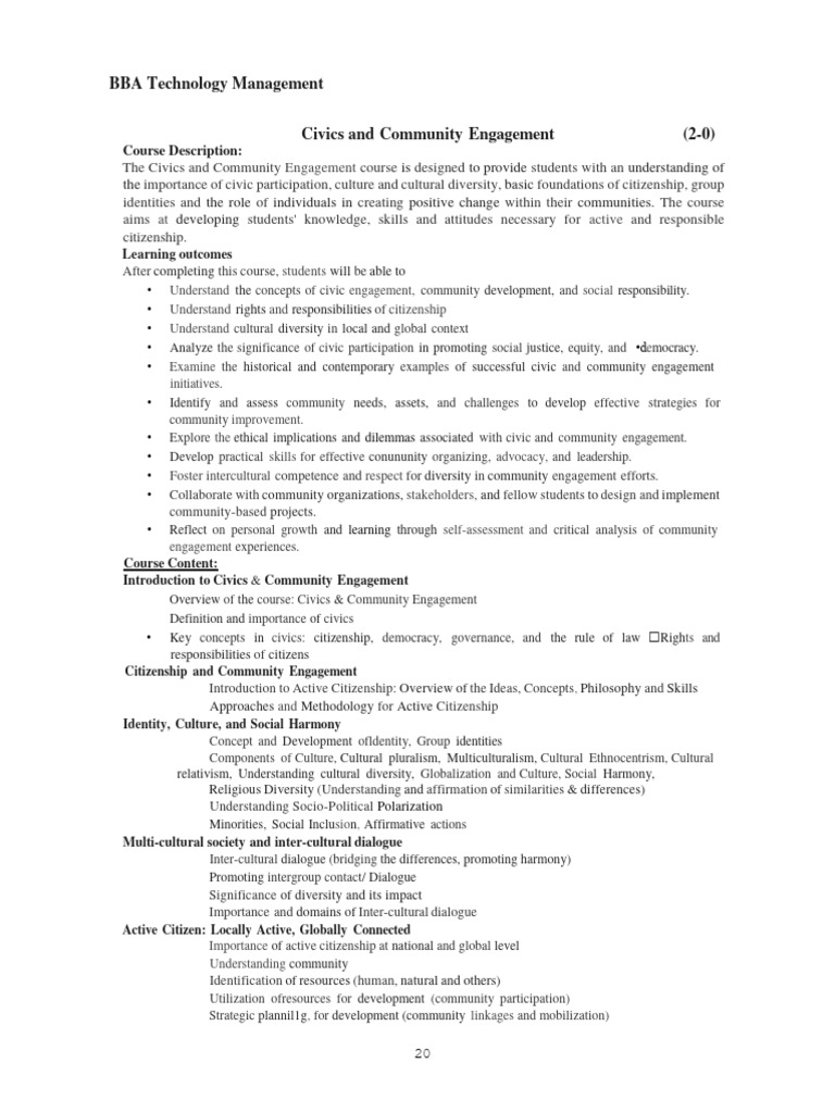 CIVICS (1) Note 1th | PDF | Community | Civic Engagement
