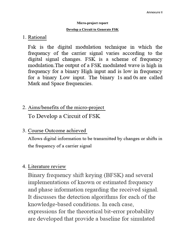 Annexure II DCS Umair | PDF | Modulation | Telecommunications