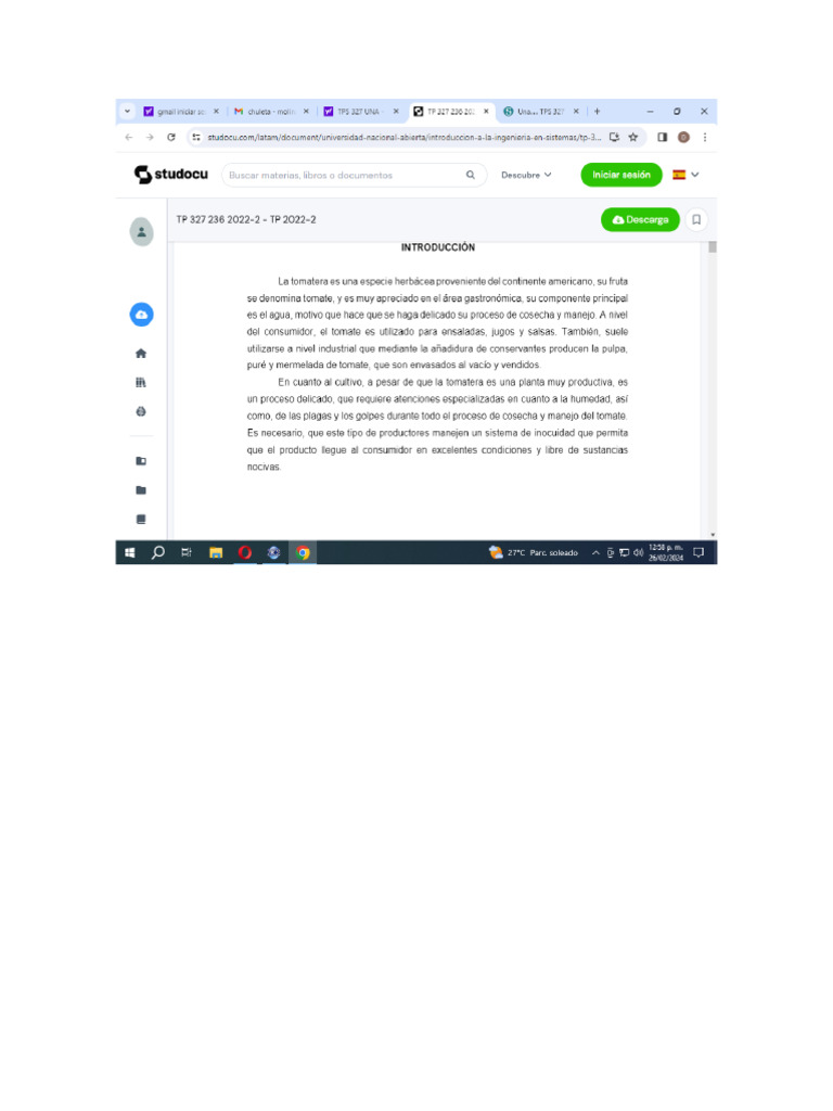 TP 327 EJEMPLO | PDF