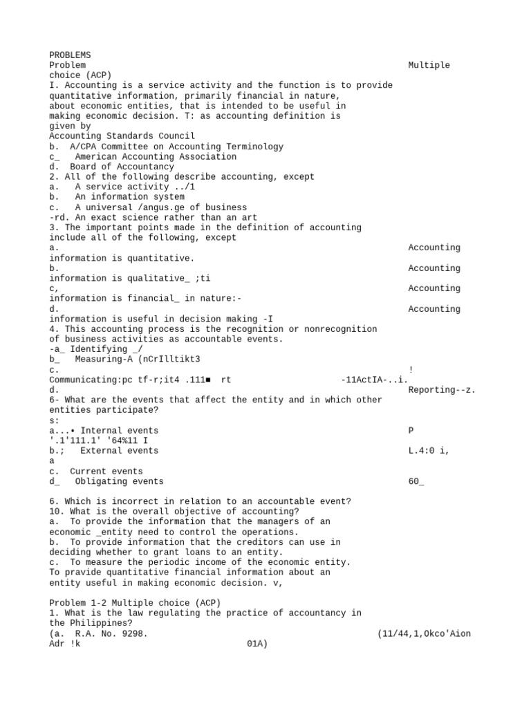 Accounting Standards Book Excercises Compilation | PDF | International ...