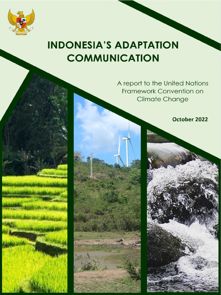 221119 Indonesia Adaptation Communication Pdf Climate Change