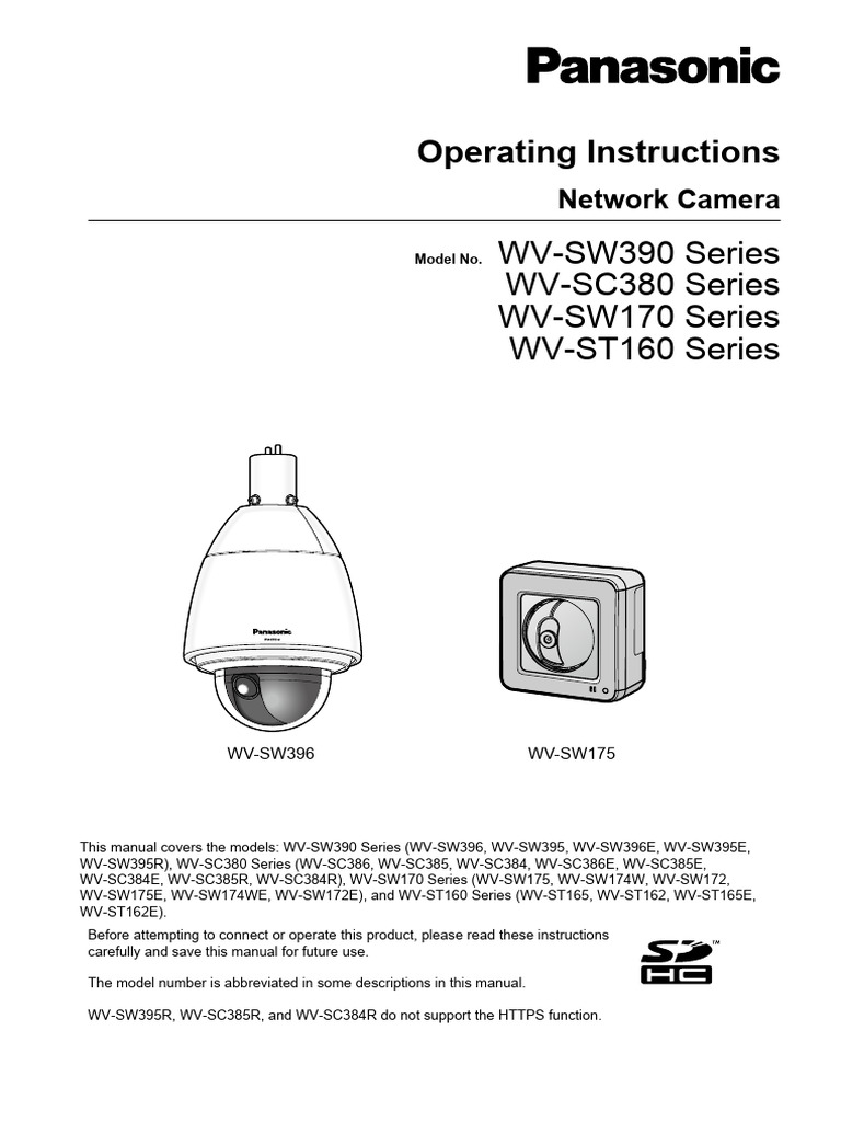 Pgqp1137zac1 WV-SW396 Oi | PDF | Display Resolution | Microsoft Windows