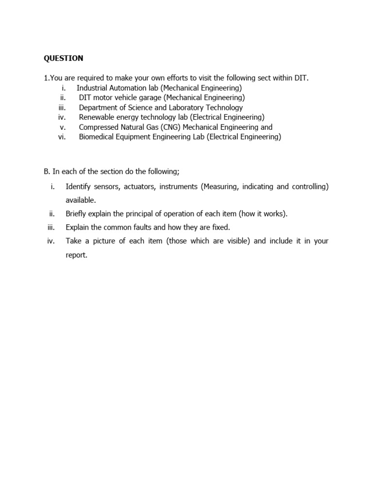 instrumentation report | PDF