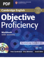 CD 1 Objective Proficiency | PDF