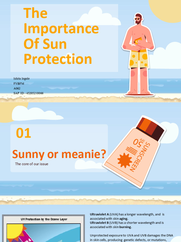 A062 - FYBFM - Importance of Sun Protection - Ishita Ingole | PDF | Sunscreen | Ultraviolet