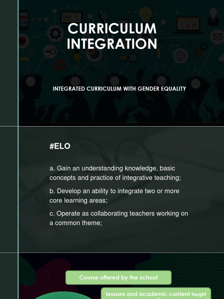 Curriculum Integration 1 | PDF