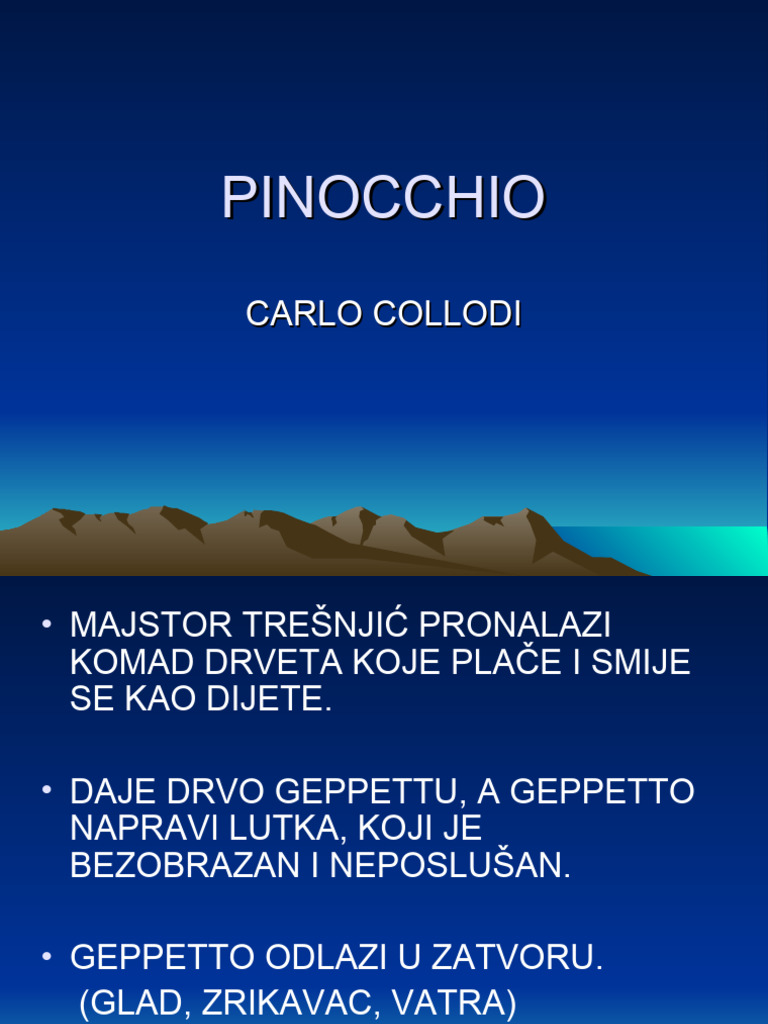 PINOCCHIO | PDF