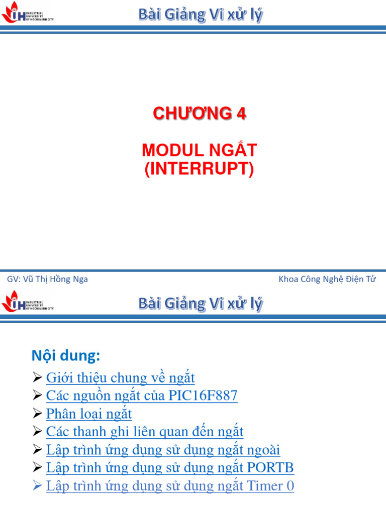 Chuong 4 - Module Ngat | PDF