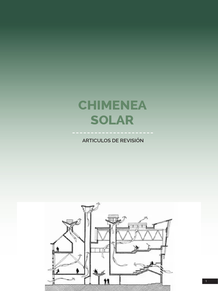 Chimenea Solar, Revisión Bibliográfica | PDF